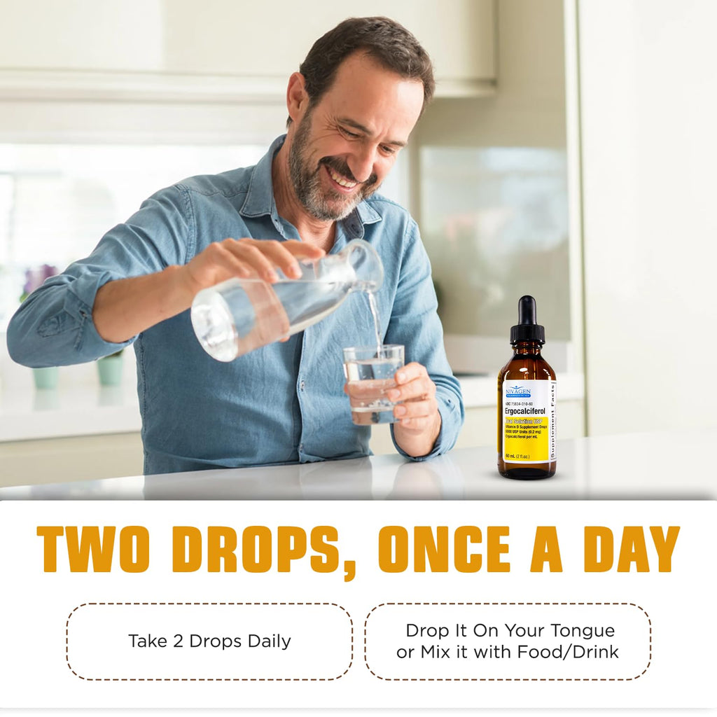 vitamin D2 drops for better absorption