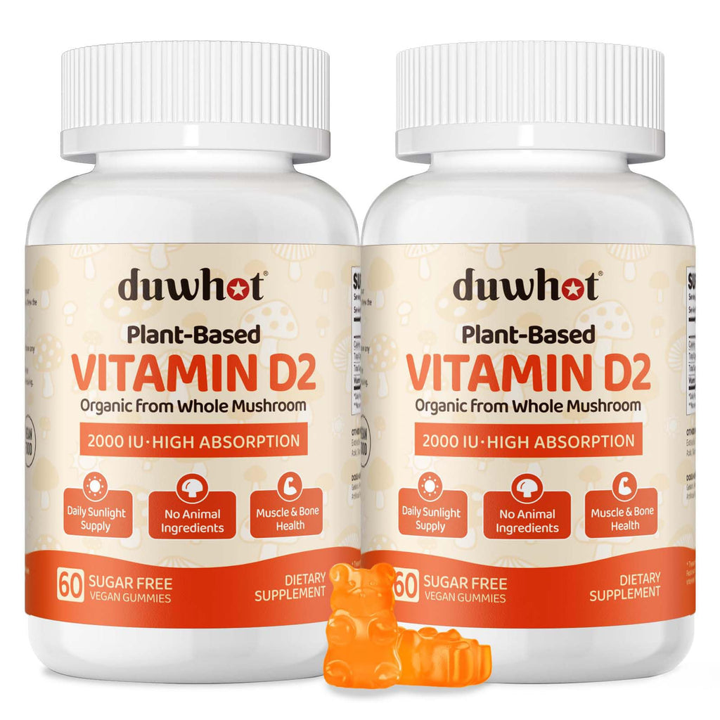 Vitamin D2 gummies for daily health