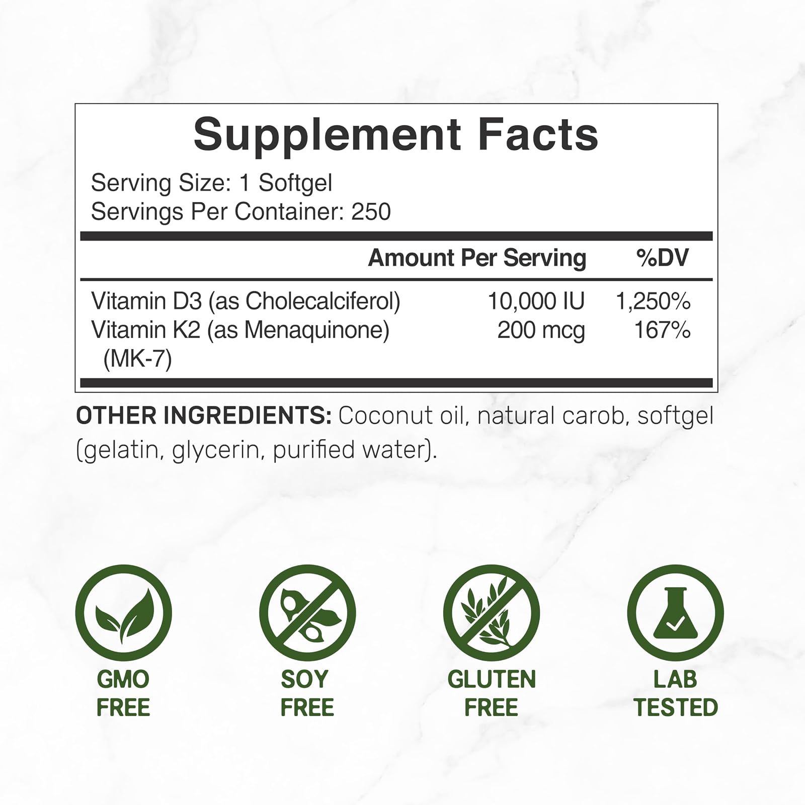 vitamin D3 10,000 IU benefits