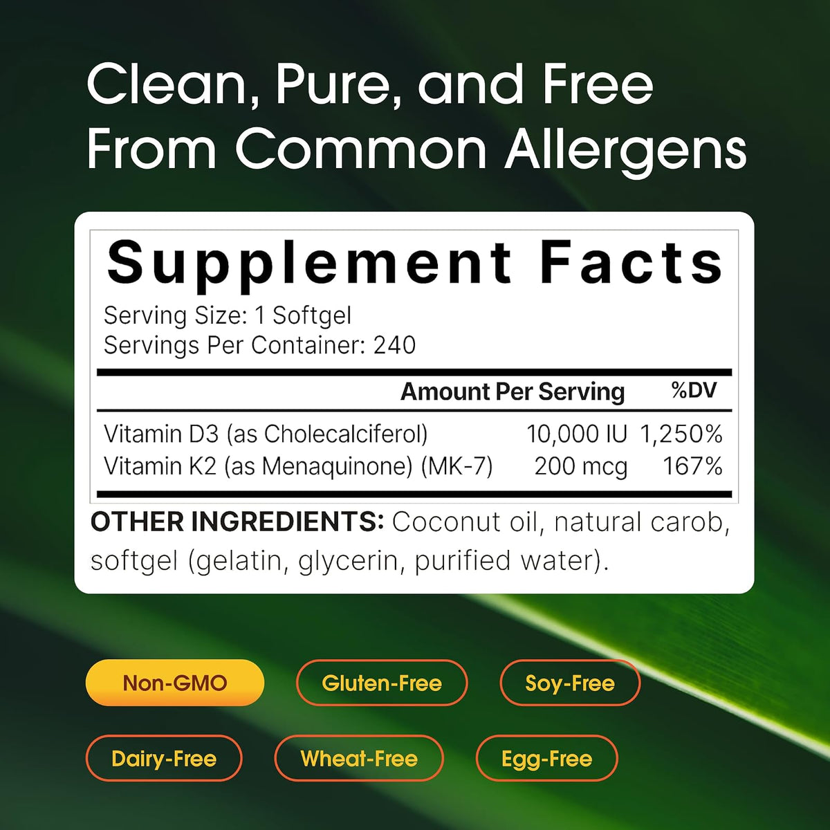 vitamin D3 10,000 IU benefits