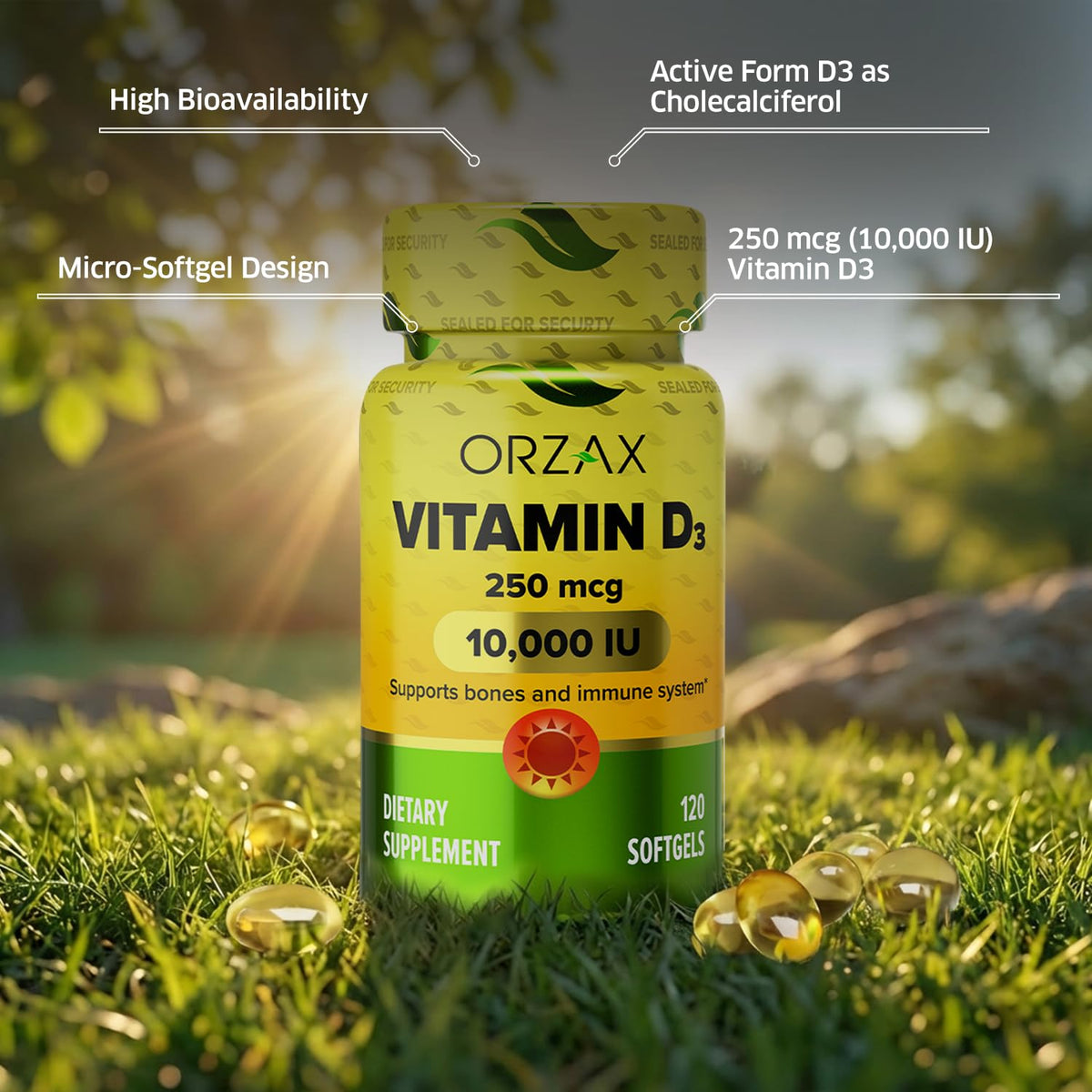 vitamin D3 10,000 IU for bone health
