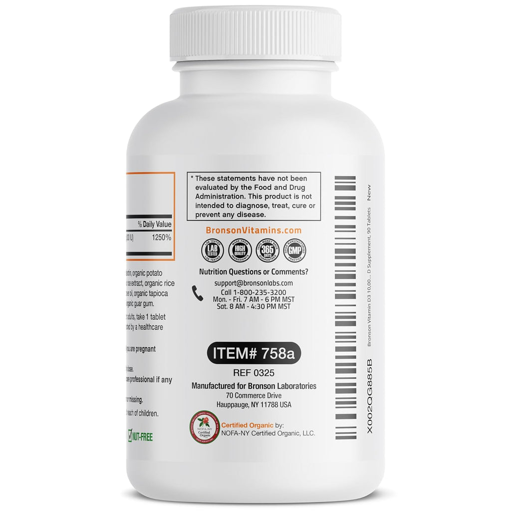 vitamin D3 10,000 IU for calcium absorption