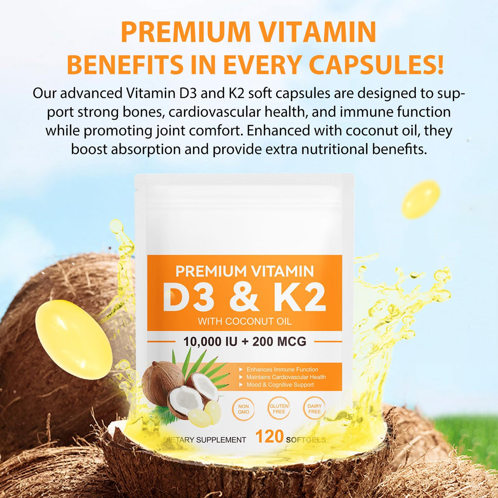 vitamin D3 10,000 IU for energy boost