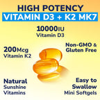 Vitamin D3 10,000 IU for energy