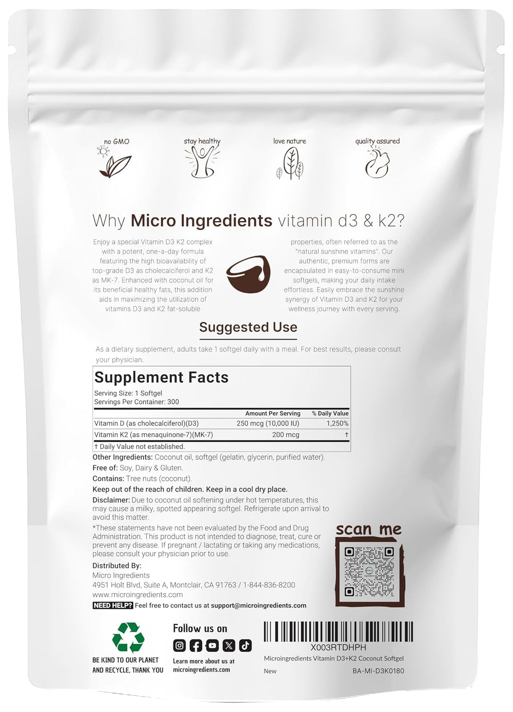 Vitamin D3 10,000 IU for immune support