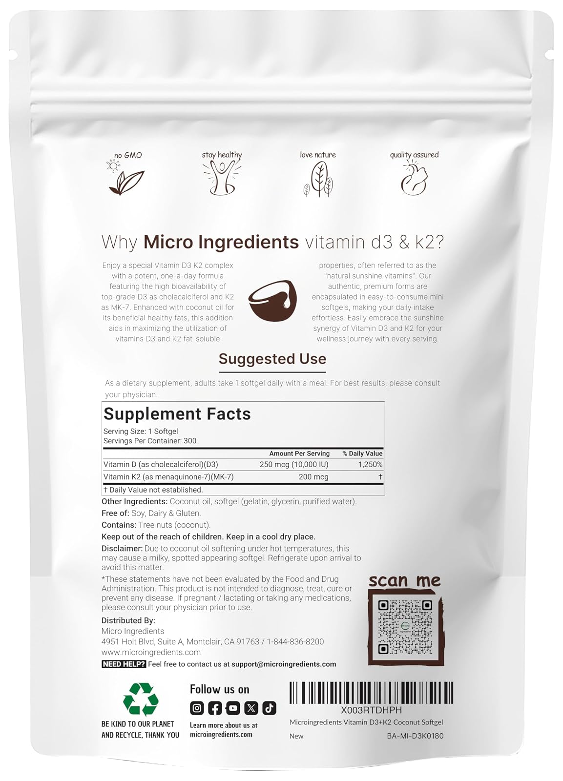 Vitamin D3 10,000 IU for immune support