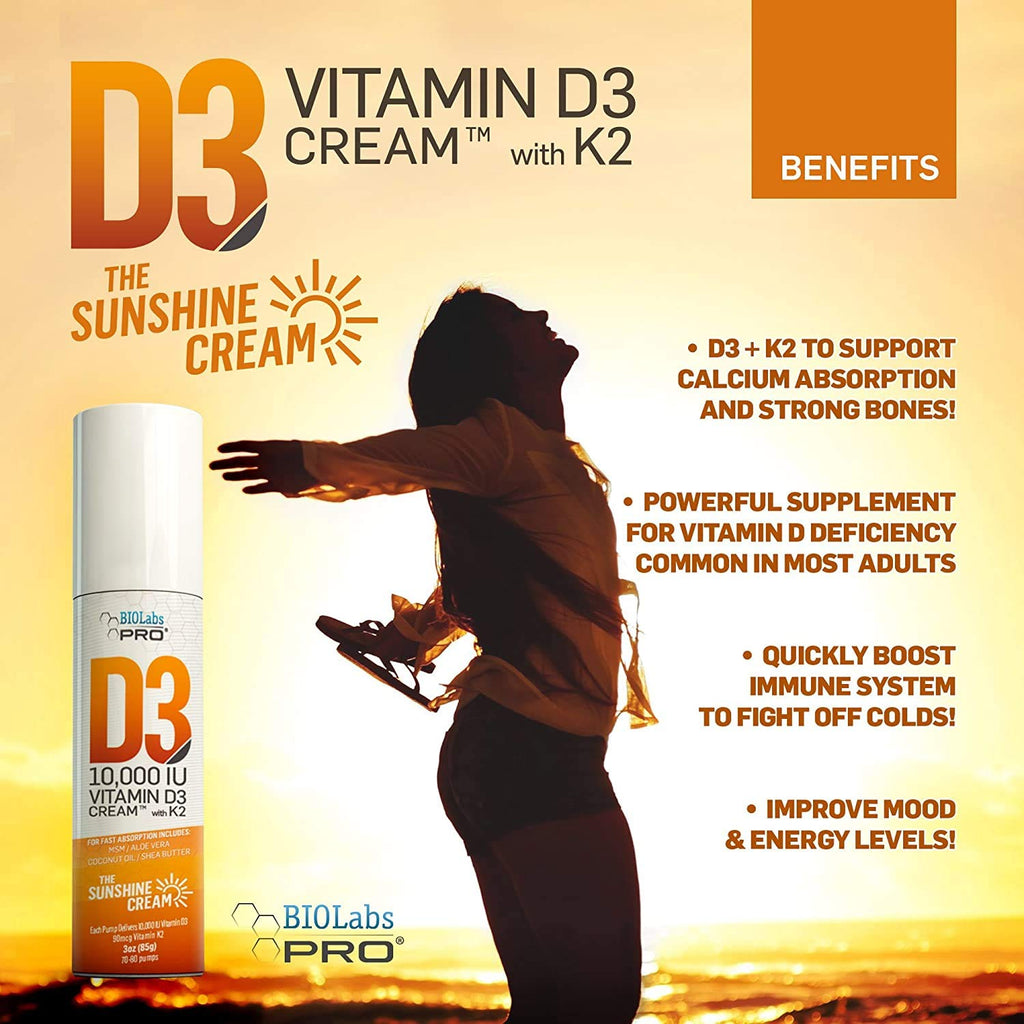 Vitamin D3 10,000 IU for immune support