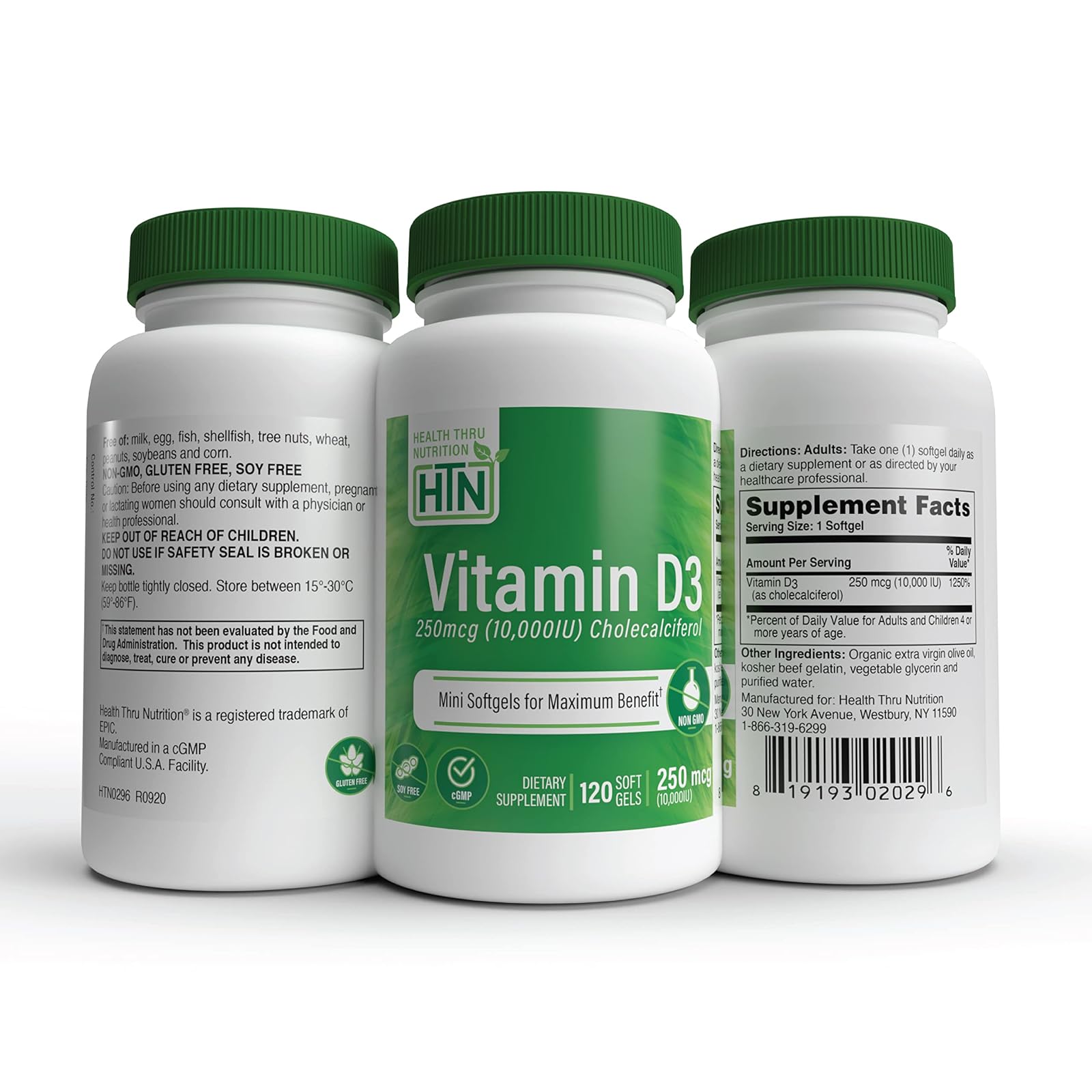 vitamin D3 10,000 IU mini softgels