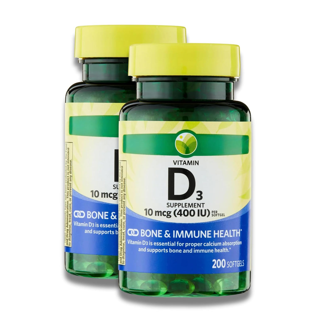 Vitamin D3 10 mcg for bone health