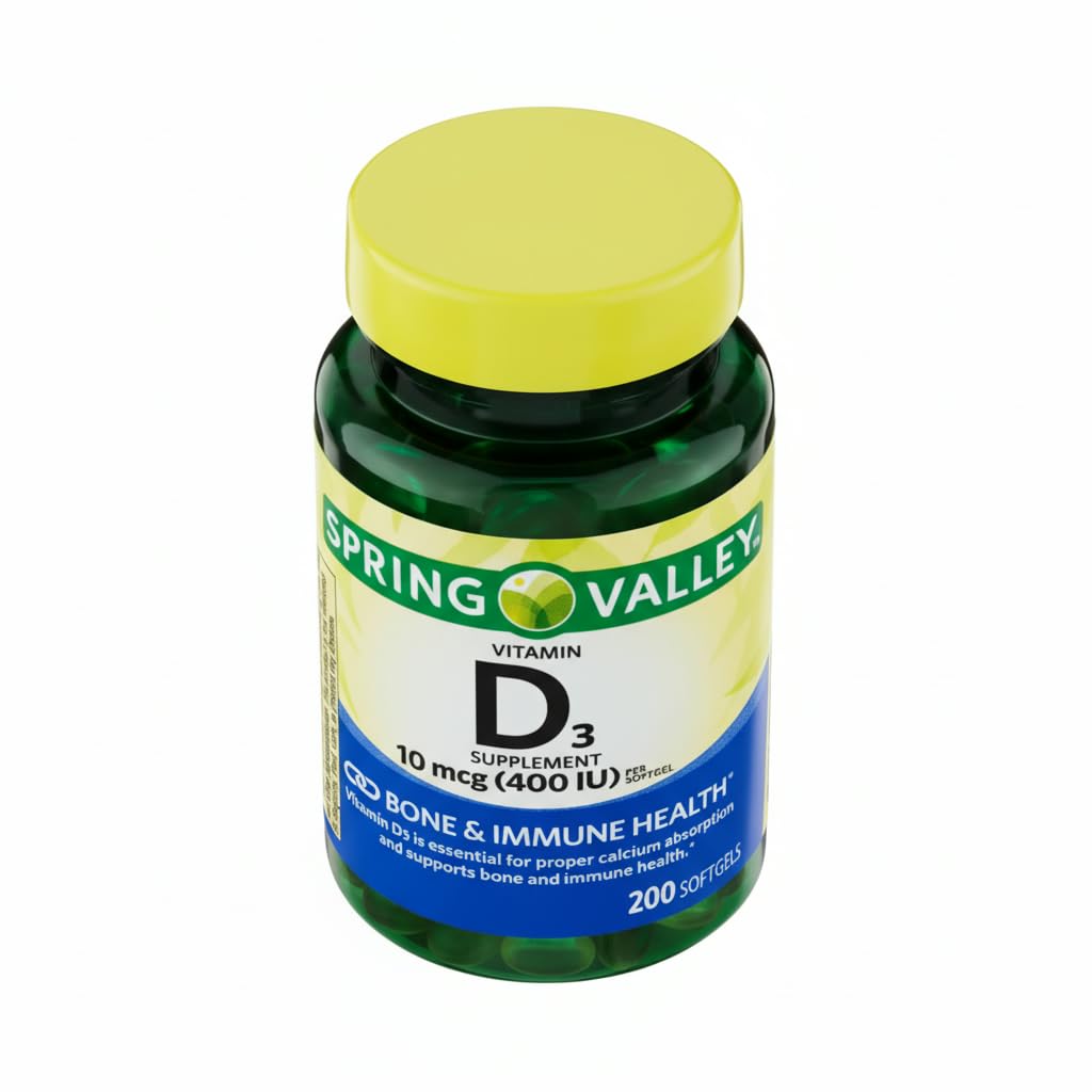 Vitamin D3 10 mcg softgels