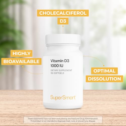 Vitamin D3 1000 IU for bone health