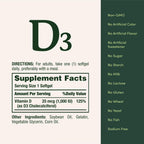 vitamin D3 1000 IU for daily wellness