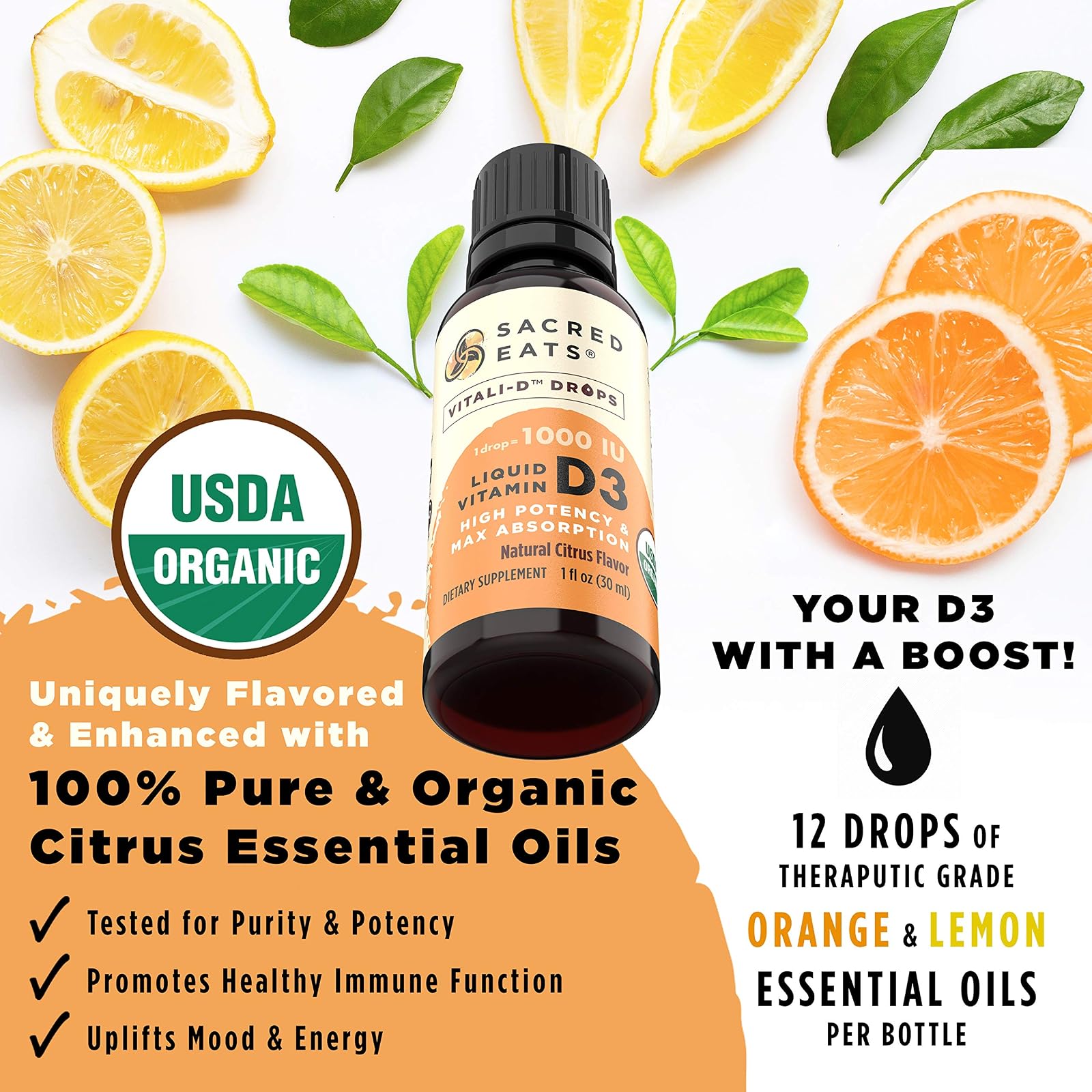 Vitamin D3 1000 IU for mood support
