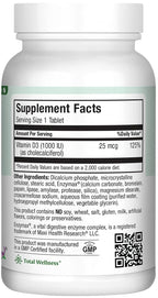 Vitamin D3 1000 IU for overall wellness
