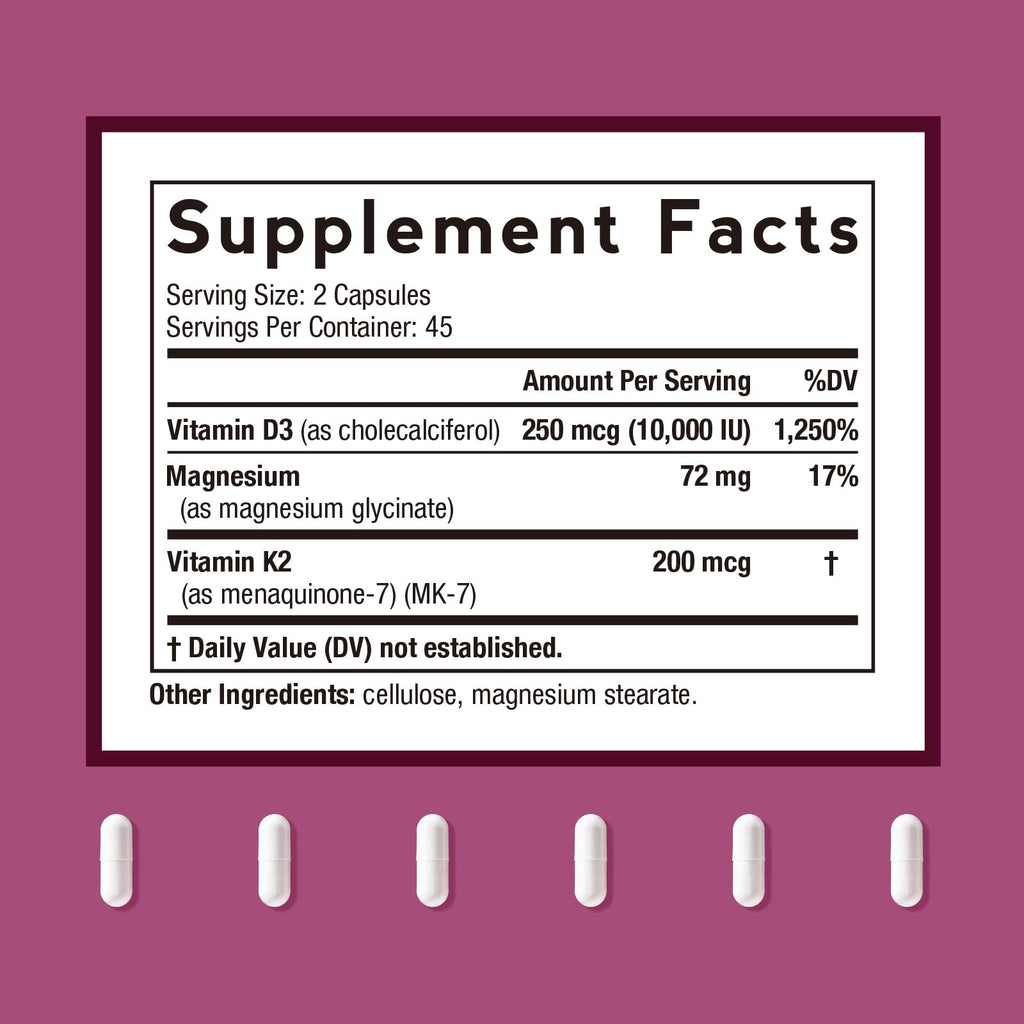 Vitamin D3 10000 IU for strong bones