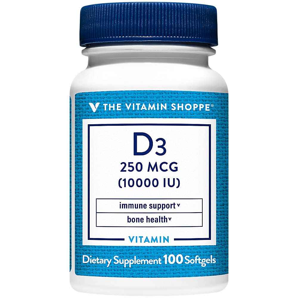Vitamin D3 10000 IU softgels