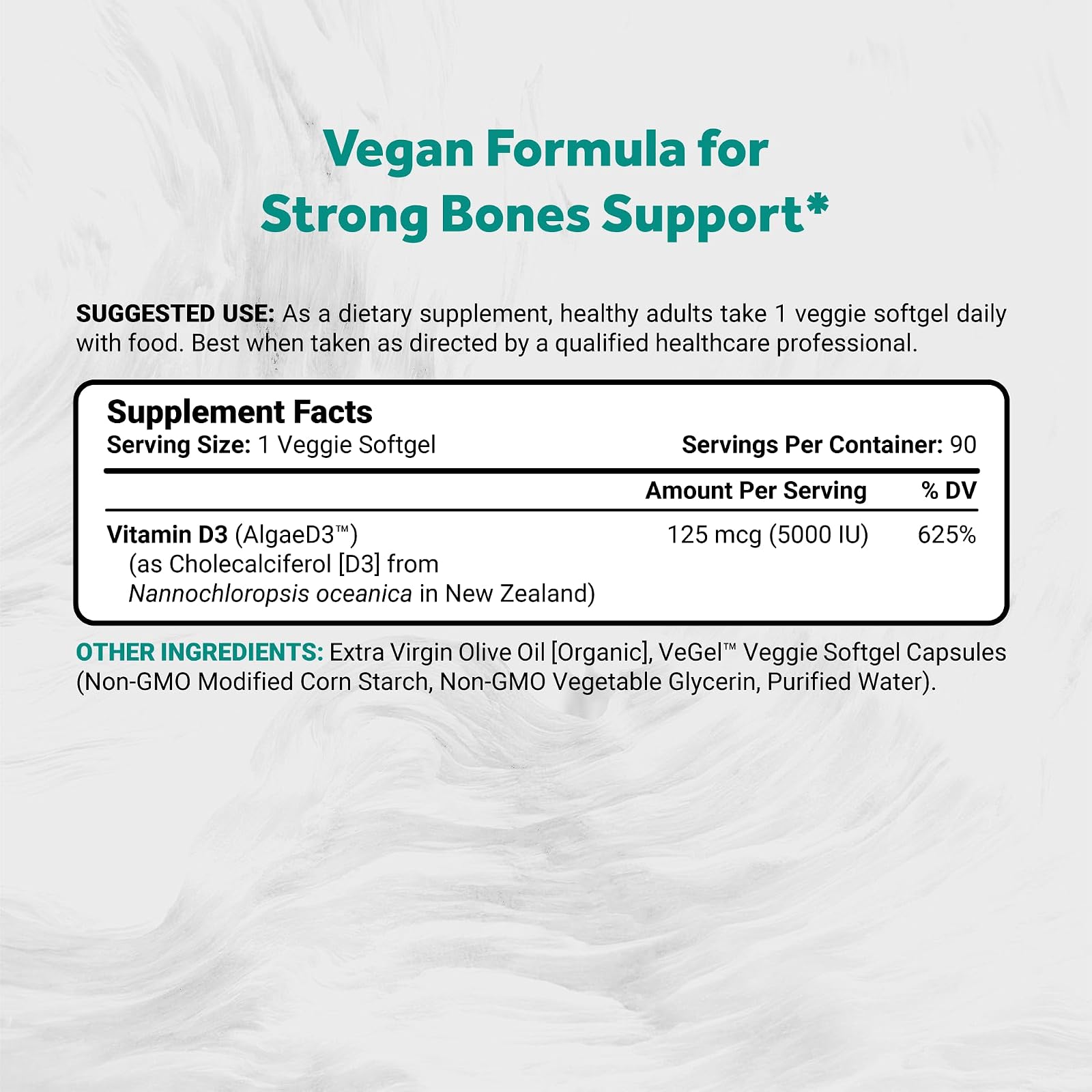 Vitamin D3 125 mcg for immunity