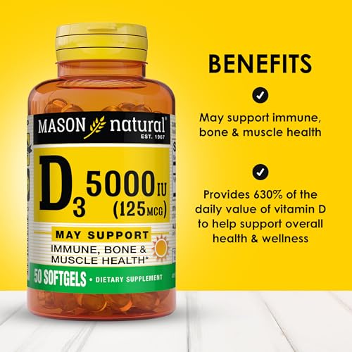 Vitamin D3 125 mcg softgels