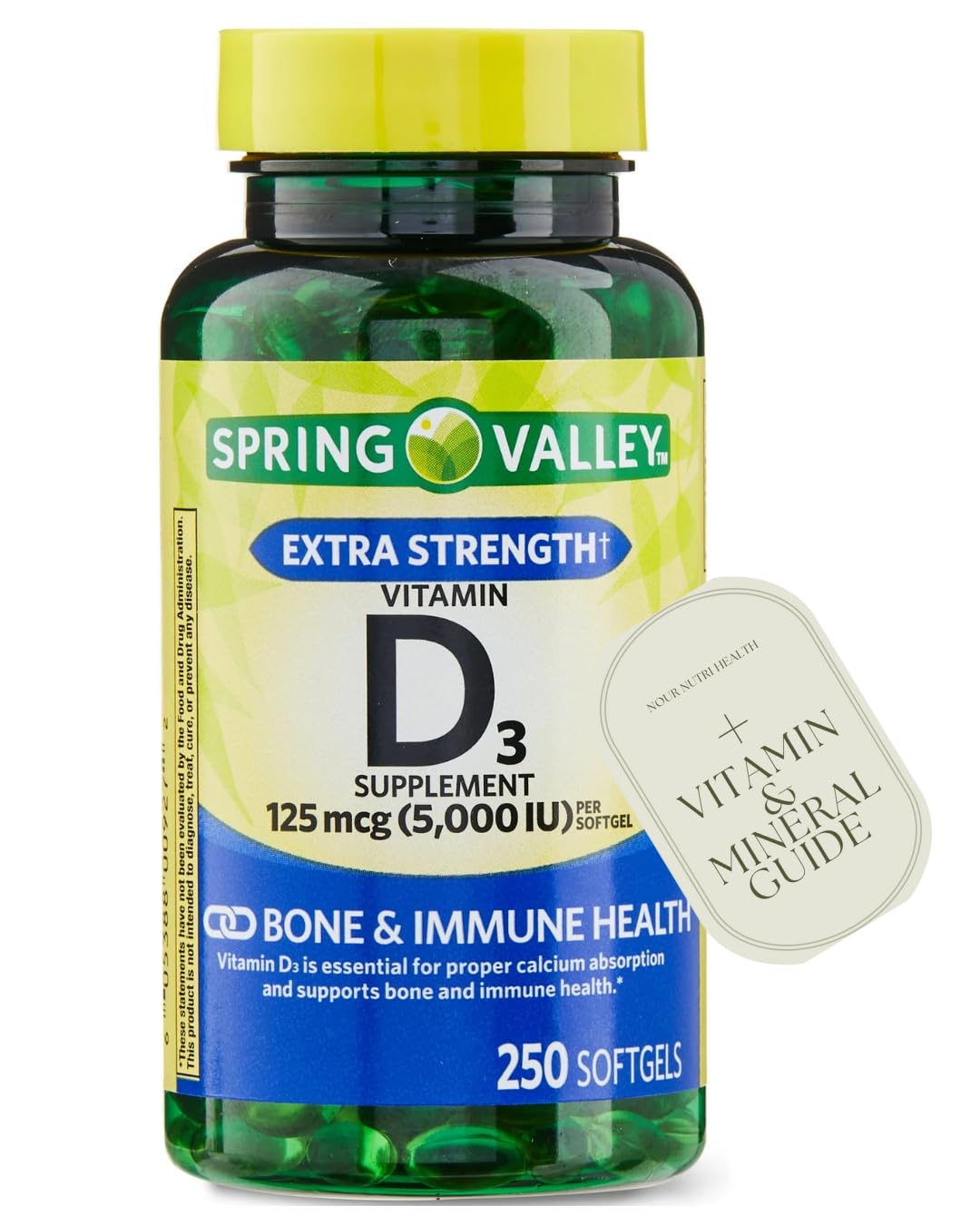 Vitamin D3 125 mcg softgels