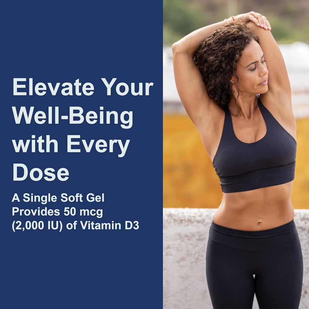 Vitamin D3 2000 IU for energy boost