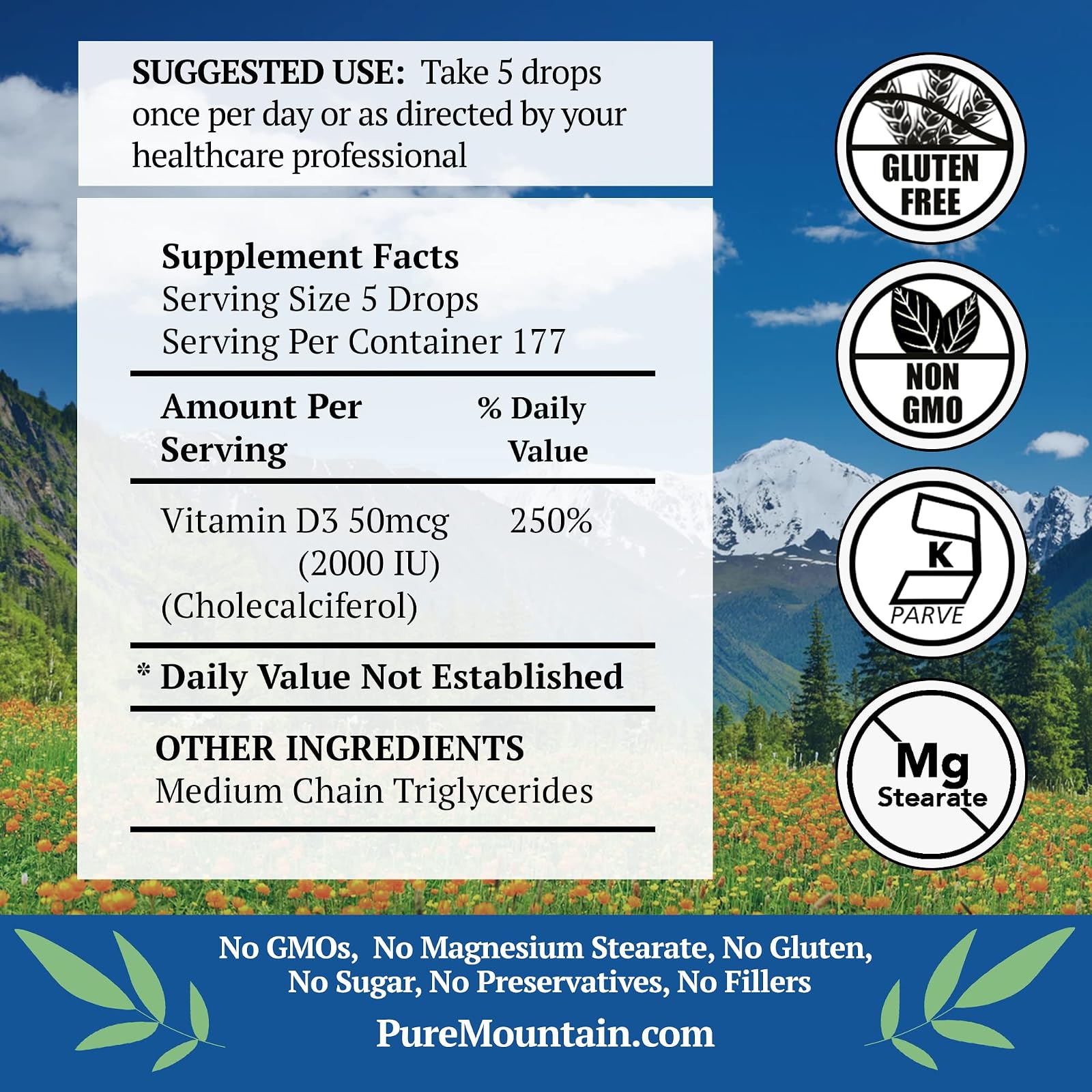 Vitamin D3 2000 IU for immune support