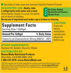 Vitamin D3 2000 IU softgels