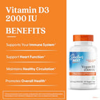 Vitamin D3 2500 IU for bone health