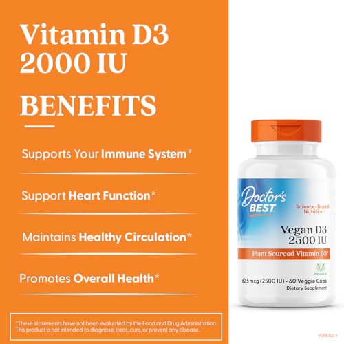 Vitamin D3 2500 IU for bone health