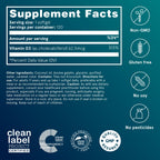 Vitamin D3 2500 IU for overall health