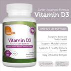 Vitamin D3 3000 IU daily supplement