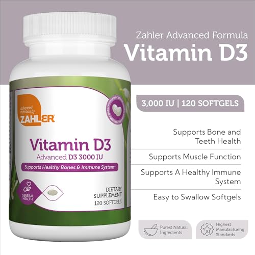 Vitamin D3 3000 IU daily supplement
