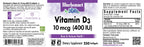 Vitamin D3 400 IU for immune support