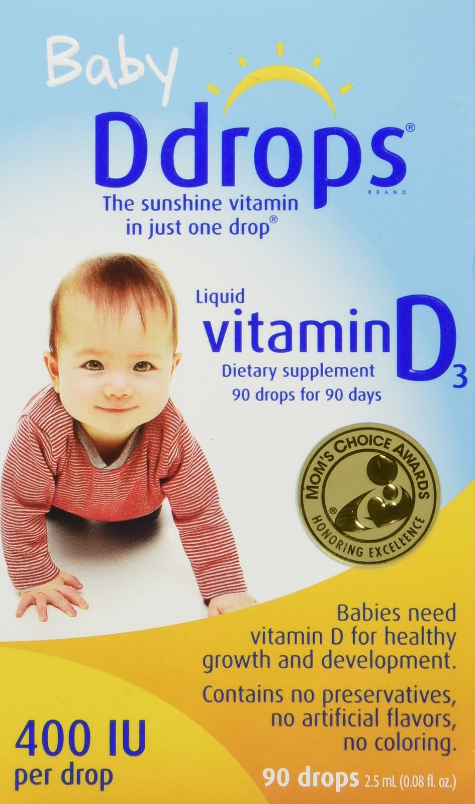 Vitamin D3 400 IU for infants
