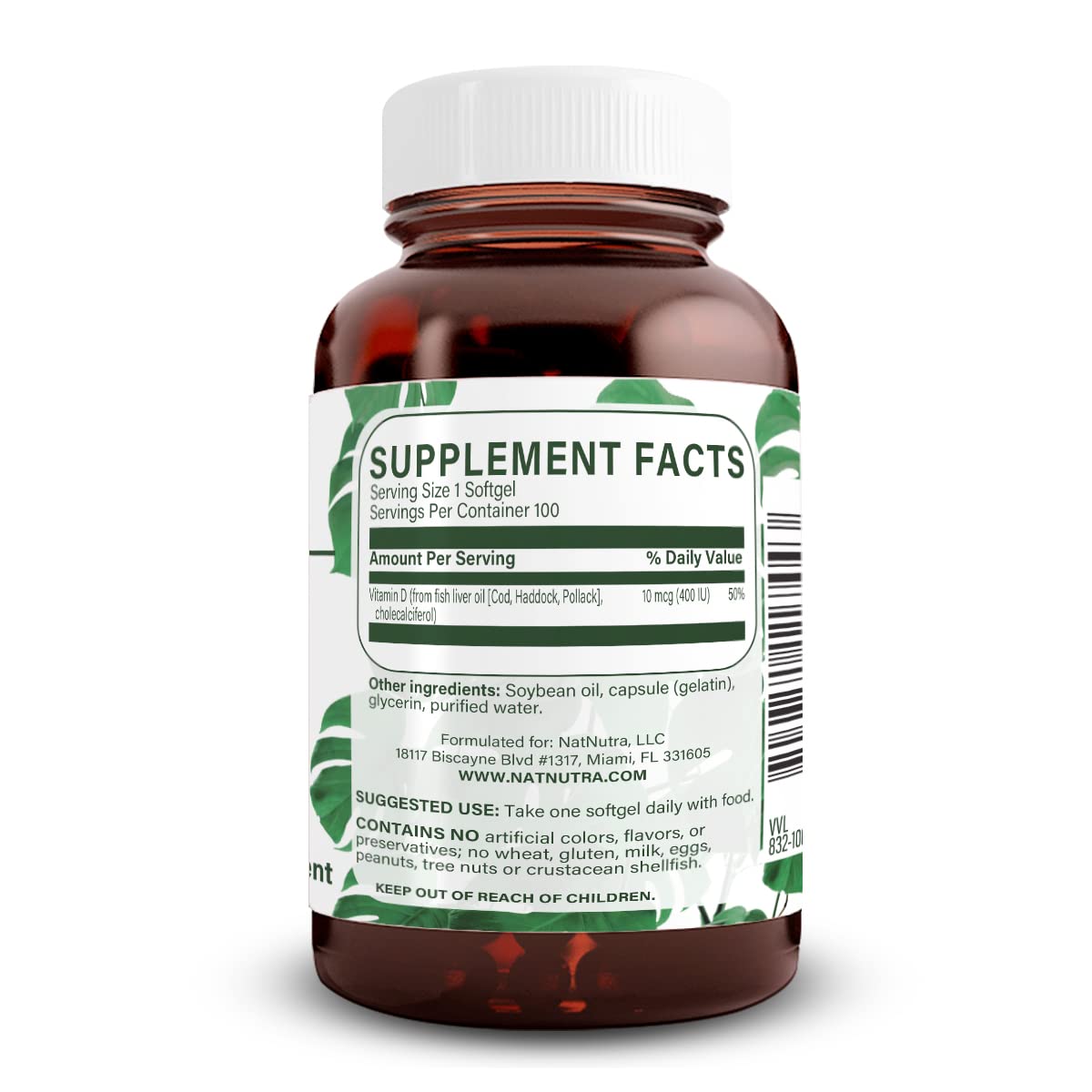 Vitamin D3 400 IU health benefits