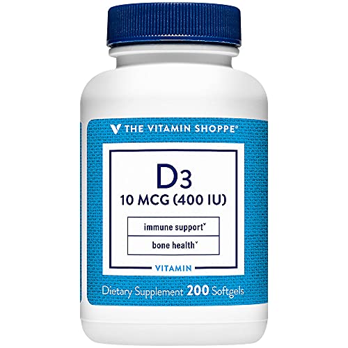 Vitamin D3 400 IU softgels