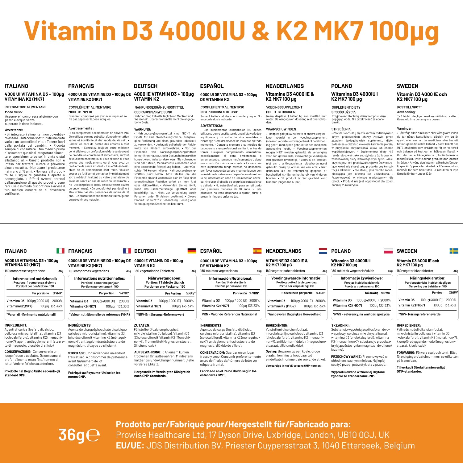 Vitamin D3 4000 IU for energy