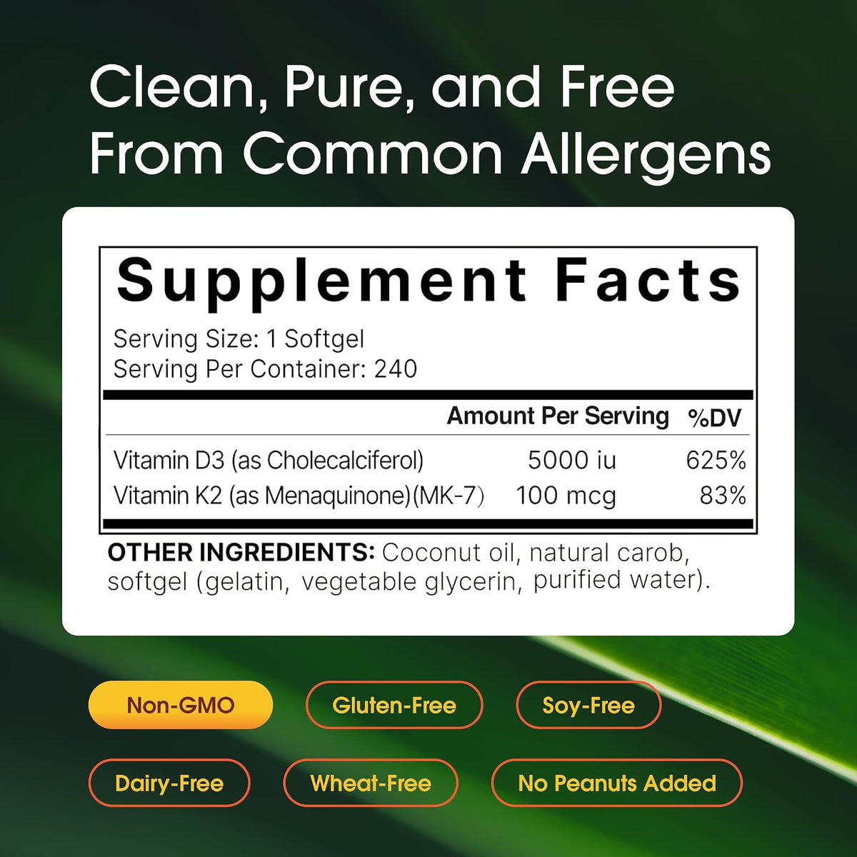 vitamin D3 5000 IU benefits