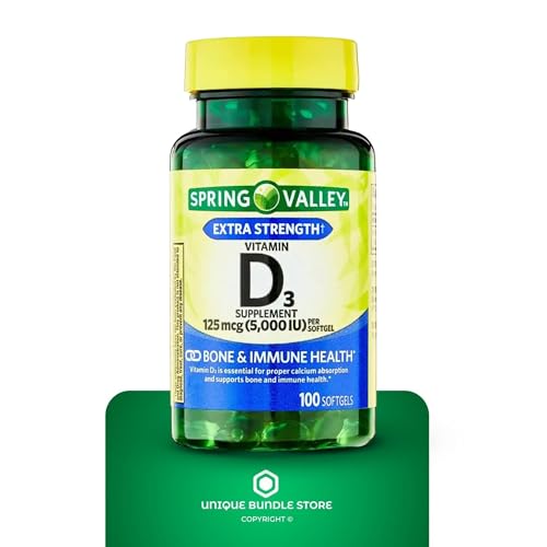 Vitamin D3 5000 IU for bone health