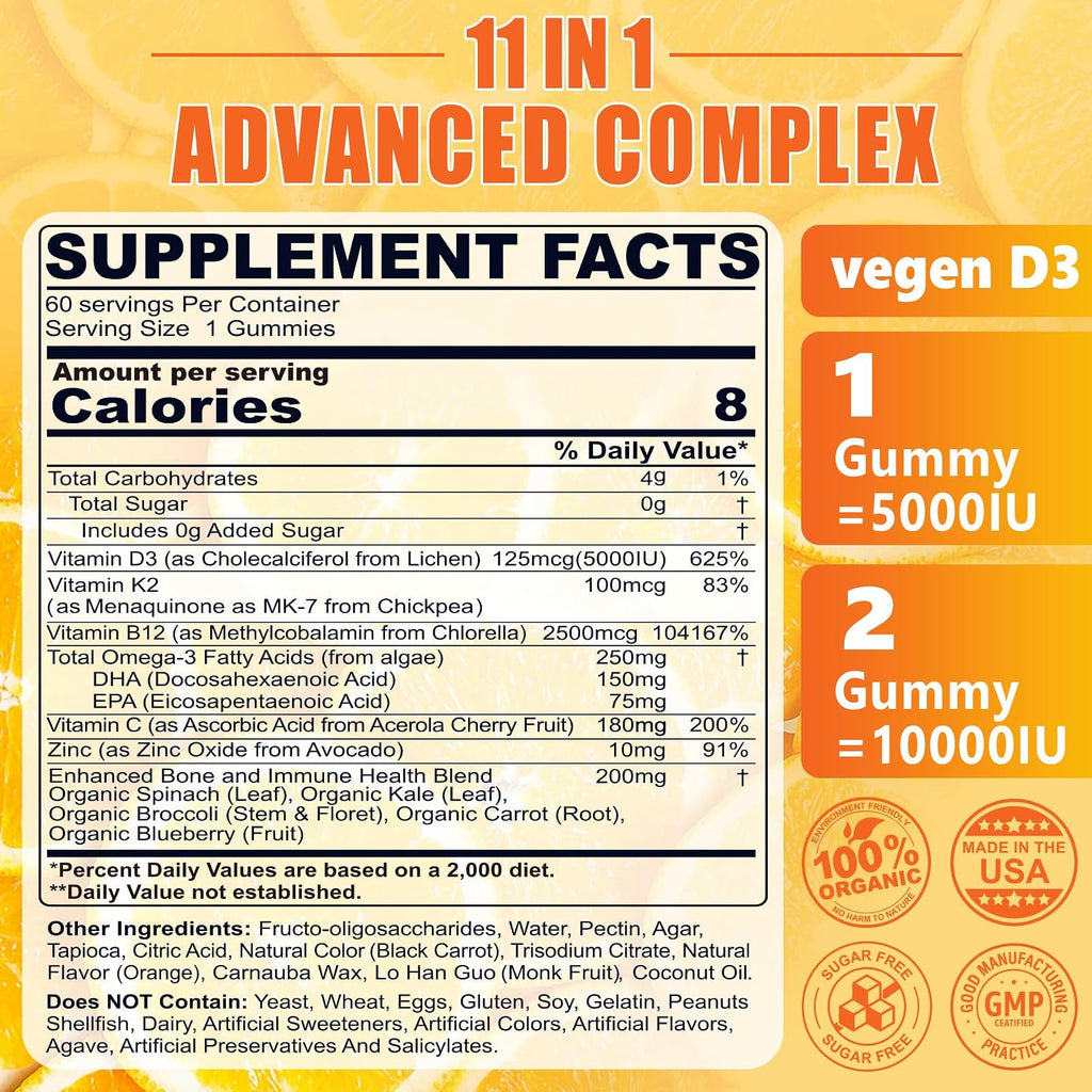 Vitamin D3 5000 IU for bone health