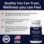 Vitamin D3 5000 IU for bone health