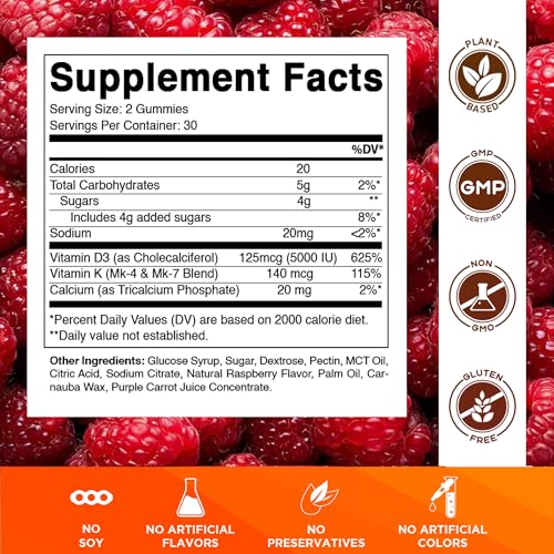 Vitamin D3 5000 IU for bone health
