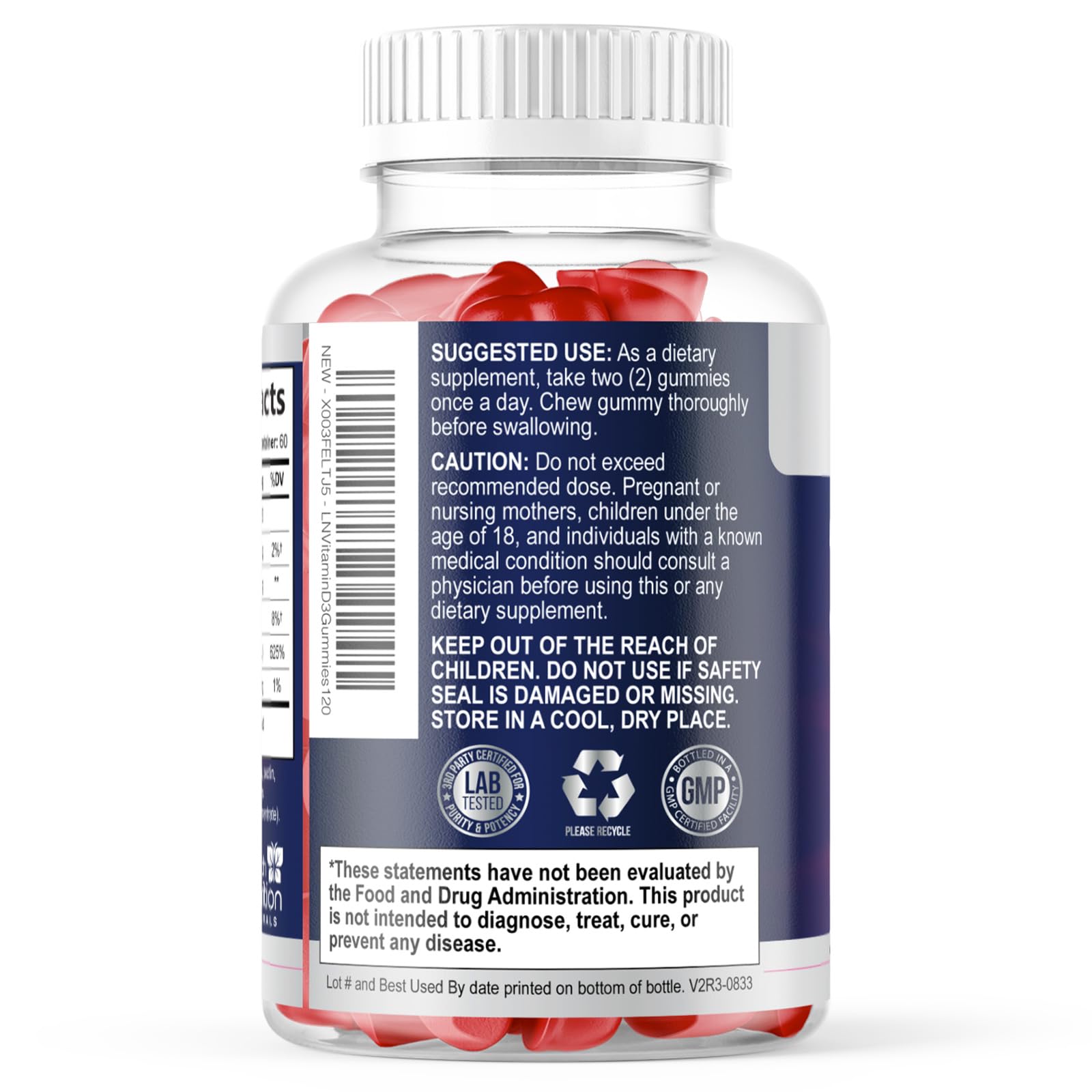 Vitamin D3 5000 IU for energy and vitality