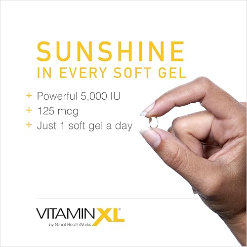 Vitamin D3 5000 IU for energy boost