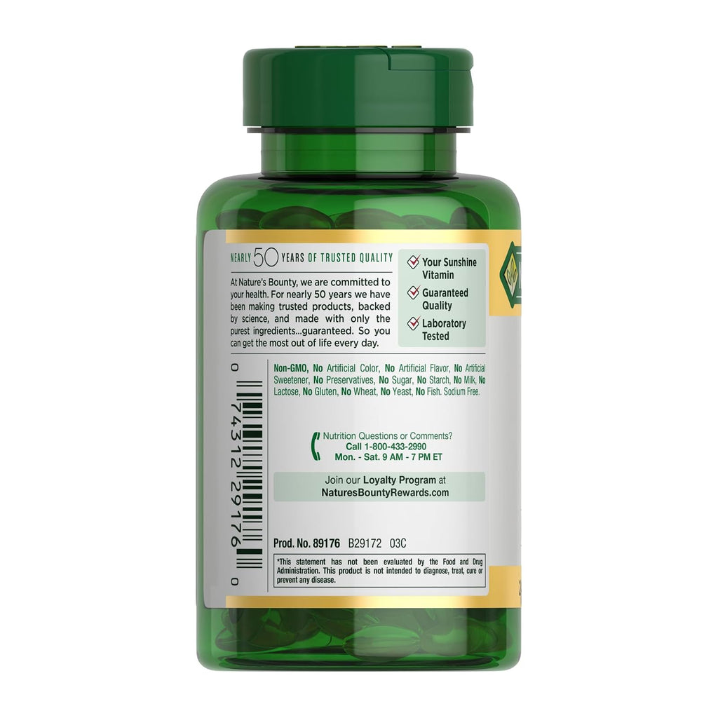 Vitamin D3 5000 IU for energy boost