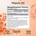 Vitamin D3 5000 IU for energy