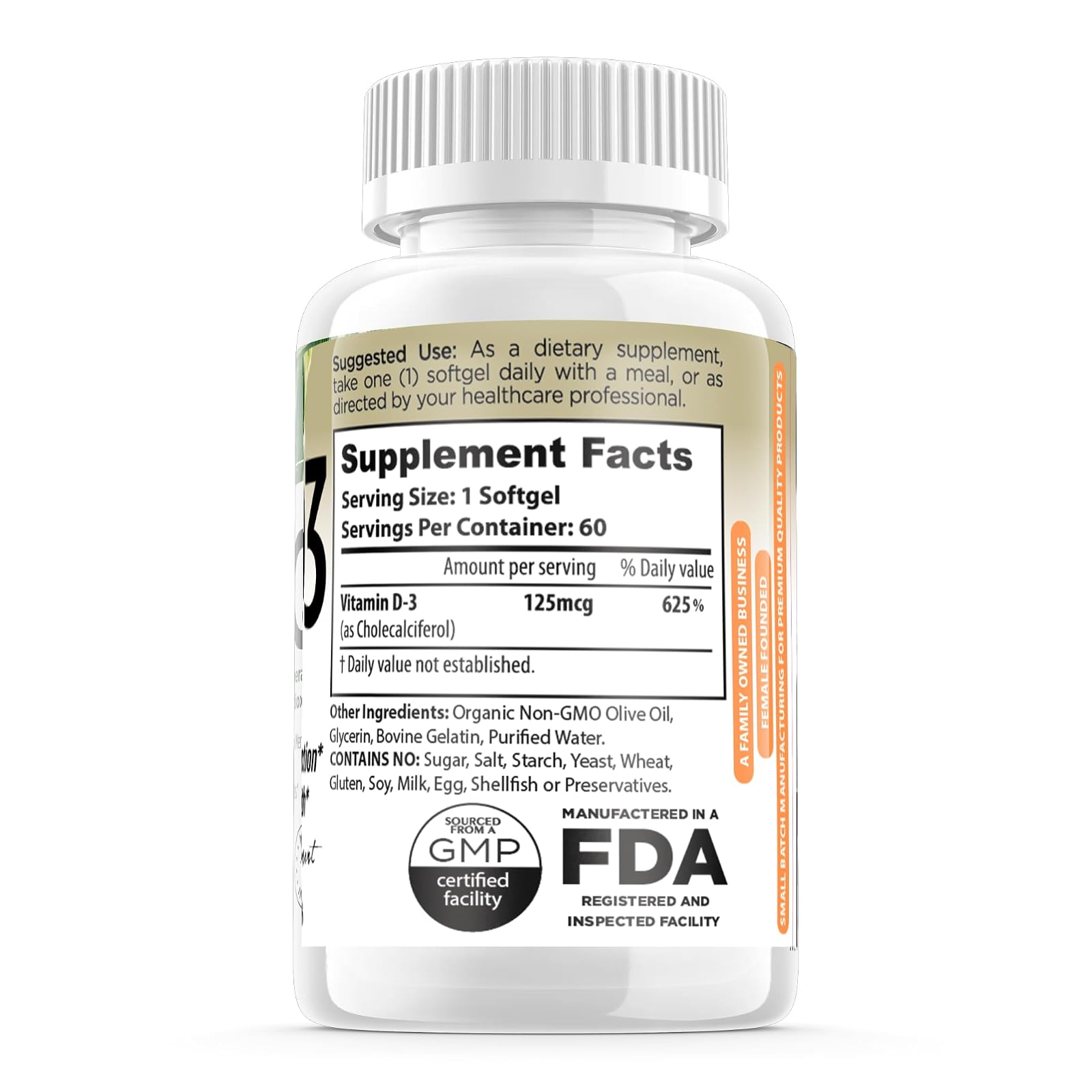 Vitamin D3 5000 IU for immune support