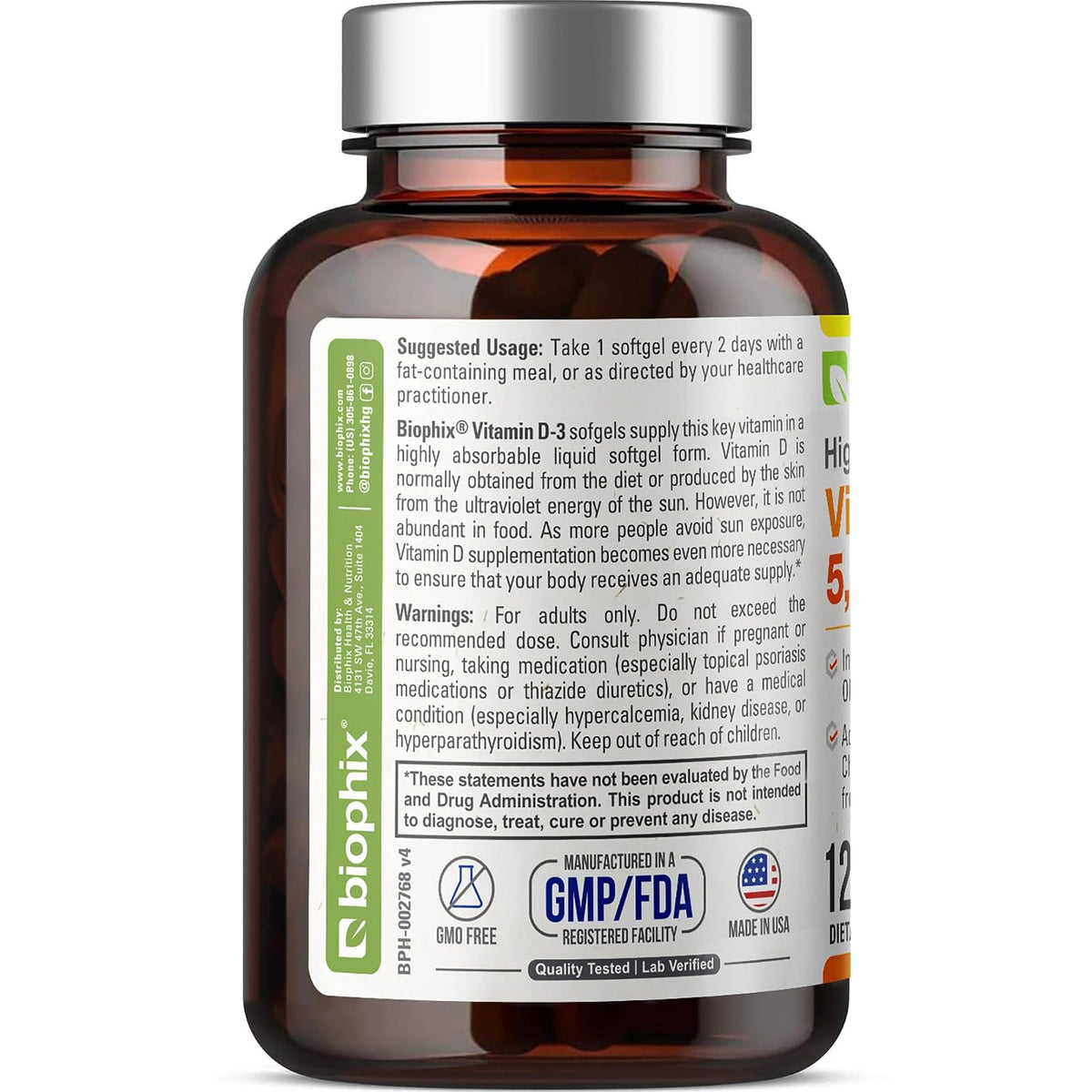 Vitamin D3 5000 IU for immune support