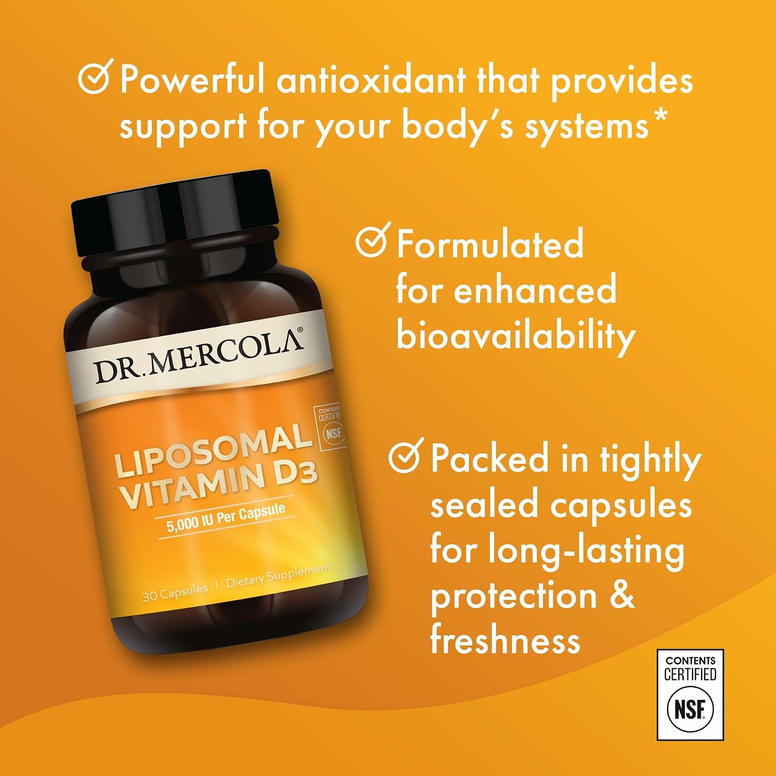 Vitamin D3 5000 IU for immune support