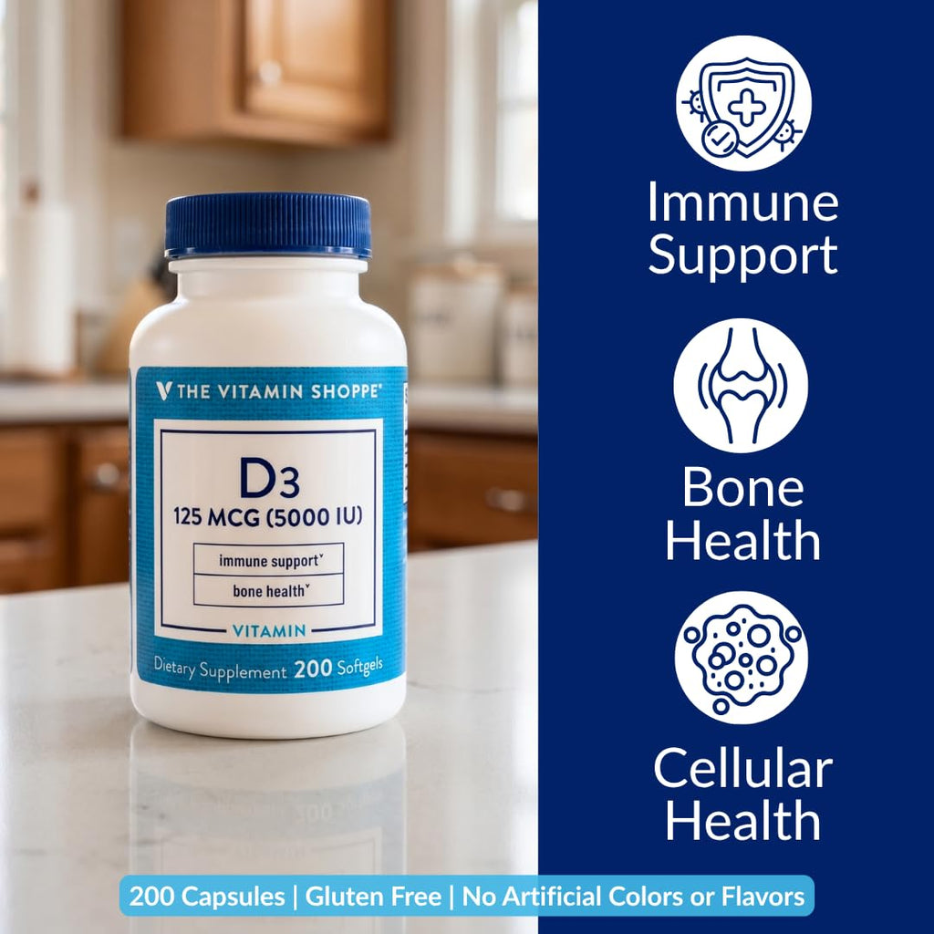 Vitamin D3 5000 IU for immunity