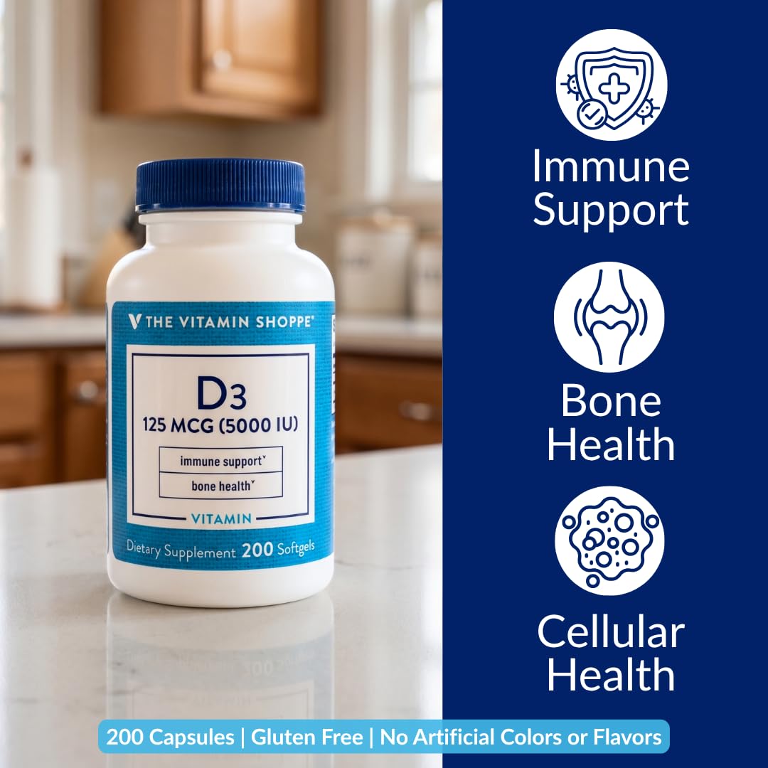 Vitamin D3 5000 IU for immunity